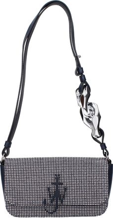 J.W.Anderson Jw Anderson Sacs &agrave; Bandouli&egrave;re Baguette Femme Tissu Bleu/Argent