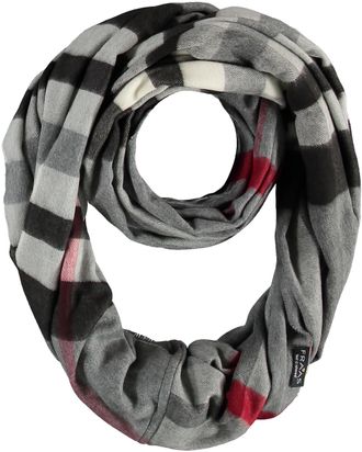 Fraas Cashmink Loop Schal 75 x 70 cm - Weicher als Kaschmir - Made in Germany - Karierter Schlauch-Schal für Damen
