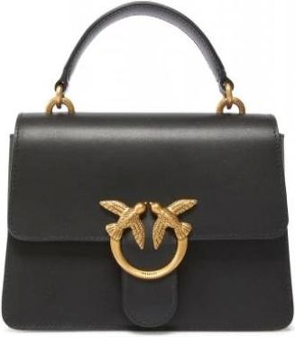 Pinko Pinko, Femme, Sacs, Noir, Taille: ONE Size Love One Top Handle Mini Light