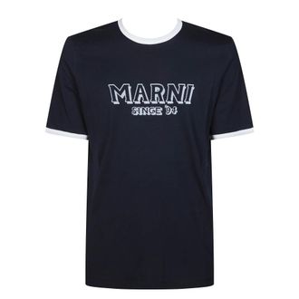 Marni T-Shirt - - Tops - Herren - Blau - M
