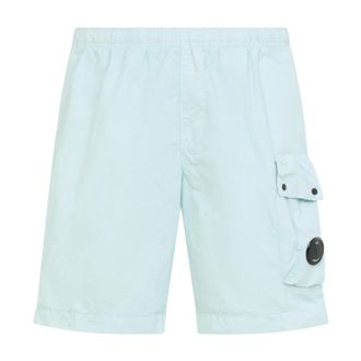 C.P. Company C.p. Company, Homme, Maillots de bain, Bleu, Taille: M Lens Pocket Swim Shorts