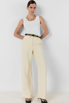 Gerard Darel Pantalon droit de tailleur - ANYA - Jaune