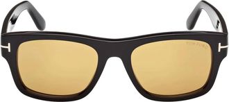 Tom Ford unisex, Accessoires, Noir, Taille: 53 MM Smith Lunettes de soleil