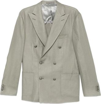 Corneliani Homme, Vestes, Gris, Taille: XL Giacca doppiopetto