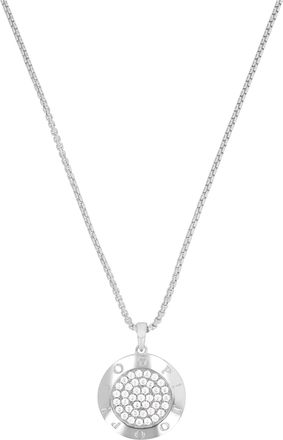 Joop Kette mit Anh&auml;nger 925 Sterling Silber Damen Halsschmuck, mit Zirkonia synth., 42+3 cm, Wei&szlig;, Kommt in Schmuck Geschenk Box, 2039692