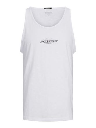 Jack & Jones Joraruba Branding Débardeur, Blanc éclatant, L Homme