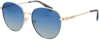 Polaroid Goldene Metallsonnenbrille