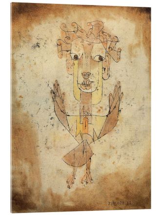 Posterlounge Angelus Novus, 1920 Acrylglasbild von Paul Klee 13 x 18 cm Beige Wandbilder Wanddeko