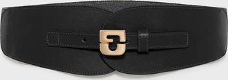 Gerard Darel Ceinture signature en cuir - OLYMPE - Noir