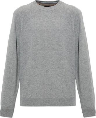 Paul Smith Pull en laine &agrave; col rond - Homme - Pulls - Gris - Taille: S