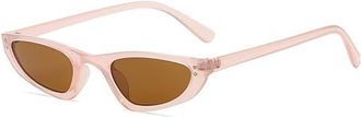 Generic Lunettes De Soleil Tendance &Agrave; Monture Fine For Femmes, Id&eacute;ales For Les Photos De Vacances, Les Sports De Plein Air Et Les F&ecirc;tes For Hommes.(Pink)