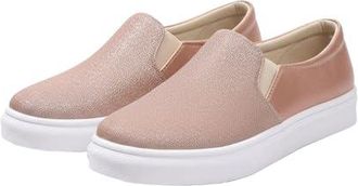 Generic Chaussures pour femmes - Chaussures basses d&eacute;contract&eacute;es - Chaussures plates - Chaussures de marche larges - &Eacute;l&eacute;gantes et confortables - Chaussures d&eacute;