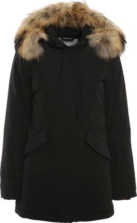 Woolrich Femme, Manteaux, Noir, Taille: 36 FR Luxury Arctic Raccoon Parka