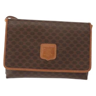 Celine Pre-owned Canvas Umh&auml;ngetasche - - Pre-owned - Damen - Braun - ONE SIZE