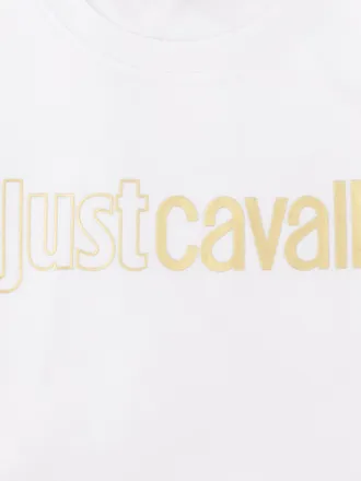 Just Cavalli Mens Cotton T-Shirt White T-Shirts And Polos