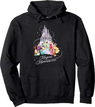 Disney Princess Winter Holiday Castle Magical Memories 2024 Pullover Hoodie