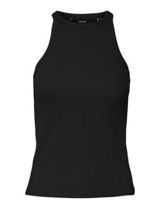 Vero Moda Femme Vmchloe JRS Noos Débardeur Court T-Shirt, Noir, M EU