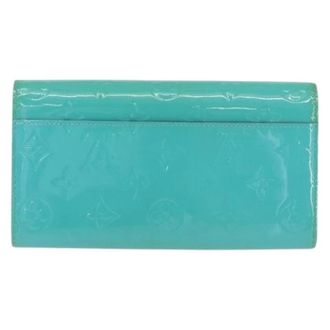 Louis Vuitton Portefeuille en toile Pre-owned - Femme - Pre-owned - Bleu - Taille: ONE Size