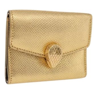 Bulgari Portefeuille Vintage Pre-owned - Femme - Pre-owned - Jaune - Taille: ONE Size