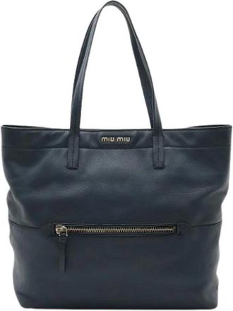 Miu Miu Damen, Pre-Owned, Blau, ONE SIZEGr&ouml;&szlig;e
