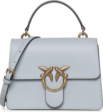 Pinko Pinko, Femme, Sacs, Bleu, Taille: ONE Size Mini Love Bag One Top Handle Light