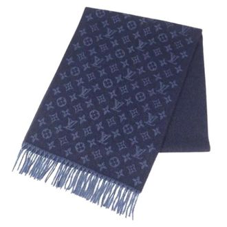 Louis Vuitton Pre-owned Monogram Stole - - Pre-owned - Herren - Blau - ONE SIZE