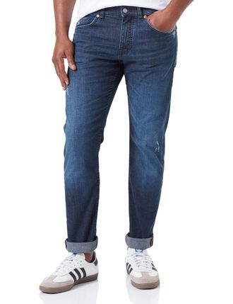BOSS Herren Delaware Bc-l-c Jeans Trousers, Medium Blue426, 38W / 34L EU