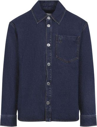 Ami Homme, Chemises, Bleu, Taille: S De Coeur Overshirt