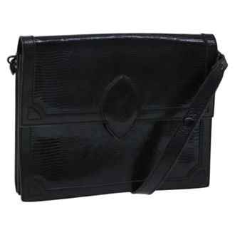 Saint Laurent Pre-owned Cuir sacs-ports-paule - Femme - Pre-owned - Noir - Taille: ONE Size