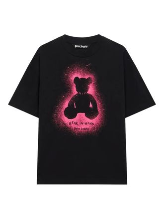 Palm Angels T-Shirt mit grafischem Print - Schwarz
