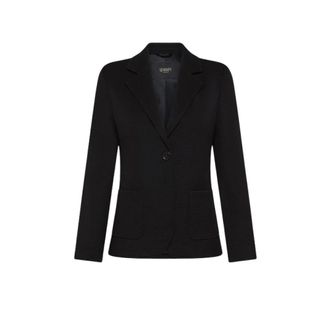 Seventy Stretch-Strickjacke - - Jackets - Damen - Schwarzk - L