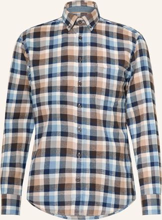 Fynch-Hatton Fynch-Hatton Flanellhemd Regular Fit braun