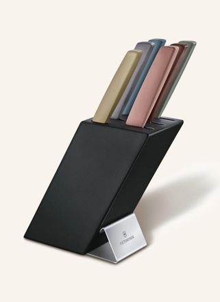 Victorinox by Swiss Army 7-Tlg. Messerblock Swiss Modern schwarz