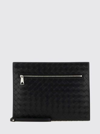 Bottega Veneta Porte-documents en cuir de veau avec tressage Intrecciato
