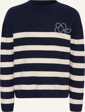 s.Oliver S.Oliver Red Pullover Mit Schmucksteinen blau