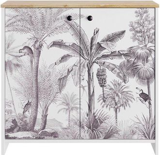 Diagone Diagone - calicosy - Rangement 2 portes imprimé exotique Motoco - L36 cm