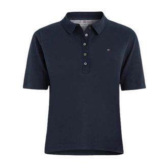 Tommy Hilfiger 1985 Reg Piqu&eacute; Polo Shirt - - Tops - Damen - Blau - L