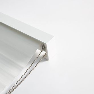 Mad&eacute;co Silhouette, blickdicht, Prestige, Wei&szlig;, L60 x H175 cm