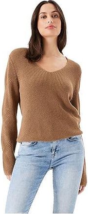 Garcia Pull Sweater, Marron doré, L Femme