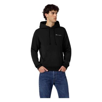 Champion Small Embroidered Logo Hoodie - - Sweatshirts & Hoodies - Herren - Schwarzk - 2XL