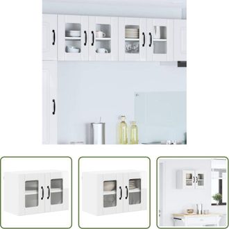 vidaXL Hochglanz Wei&szlig; - K&uuml;chenschrank Hochglanz Wei&szlig; 60 x 31 x 40 cm Holzwerkstoff