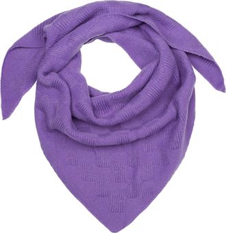 styleBREAKER Tuch Strick Dreiecktuch Schachbrett Strickmuster