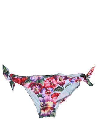 Dolce & Gabbana Floral Print Bikini Bottom - Multicolor