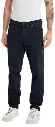 Replay Herren Jeans Sandot Tapered-Fit, Black 098 (Schwarz), 30W / 30L