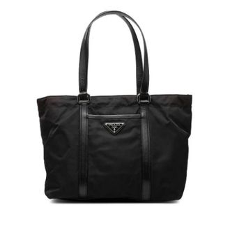 Prada Pre-owned Vintage Nylon Tote - - Pre-owned - Damen - Schwarzk - ONE SIZE