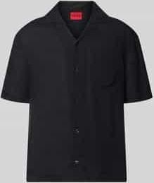 HUGO BOSS Regular Fit Freizeithemd aus reinem Leinen Modell EXOLINO