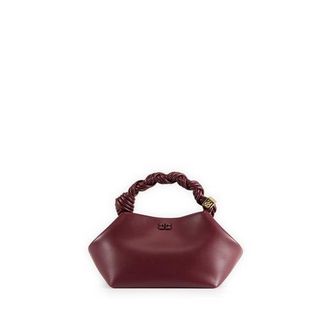 Ganni Sac &agrave; main Bou en cuir m&eacute;lang&eacute;