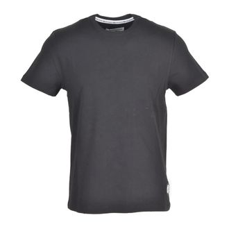 Dirk Bikkembergs Homme, Tops, Noir, Taille: M T-shirt Coton &Eacute;lasthanne
