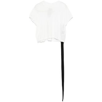 Rick Owens Dunkler Schatten Crew Neck T-shirt - - Tops - Damen - Wei&szlig; - M