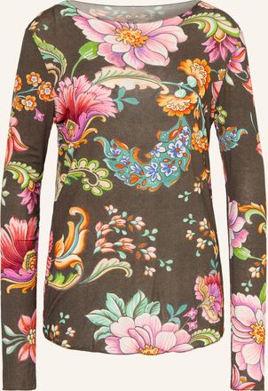 Grace Grace Longsleeve Flowers braun